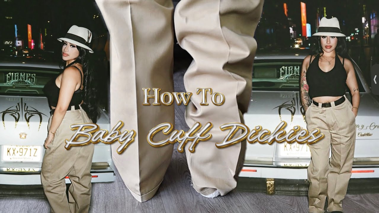 How To Baby Cuff Your Dickies | ChicanoLifeStyle - YouTube
