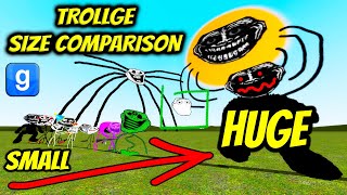New Trollge EXTREME Pack Size Comparison - Garry's Mod | Doovi