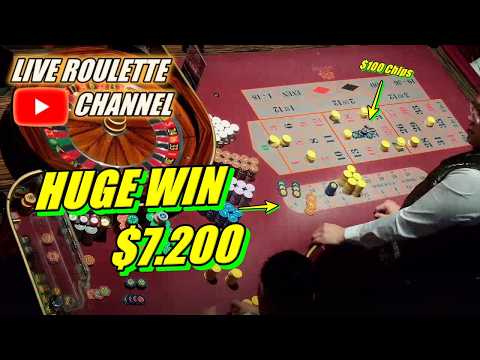 🔴LIVE ROULETTE | 🚨 HUGE WIN 💲7.200 In Las Vegas Casino 🎰 $100 Chips Inside Exclusive ✅ 2026-02-09