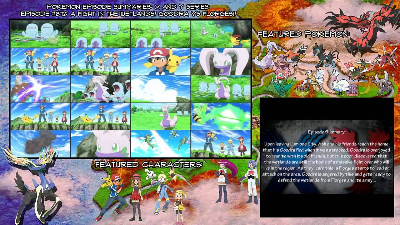 {Pokemon X and Y} Episode #872: A Fight in the Wetlands! Goodra VS ...