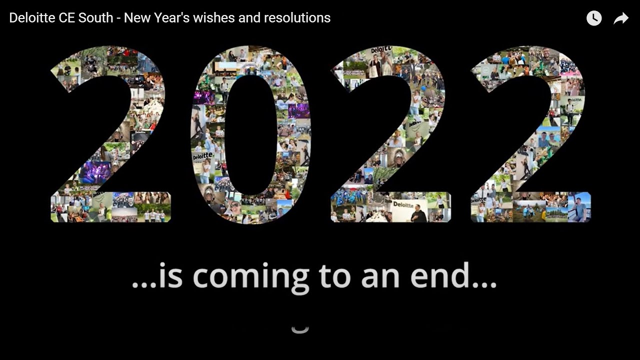Deloitte CE South - New Year's wishes and resolutions - YouTube