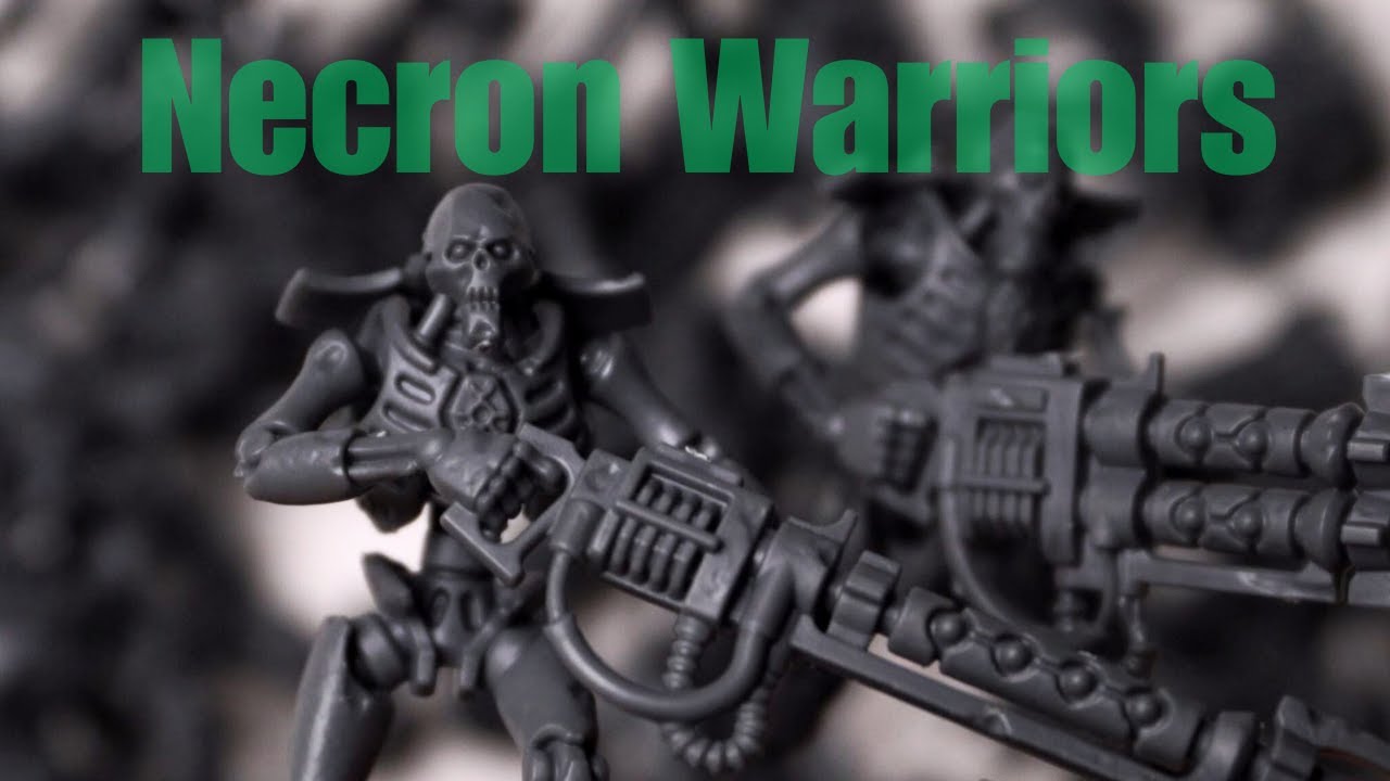 Building Necron Warriors - YouTube