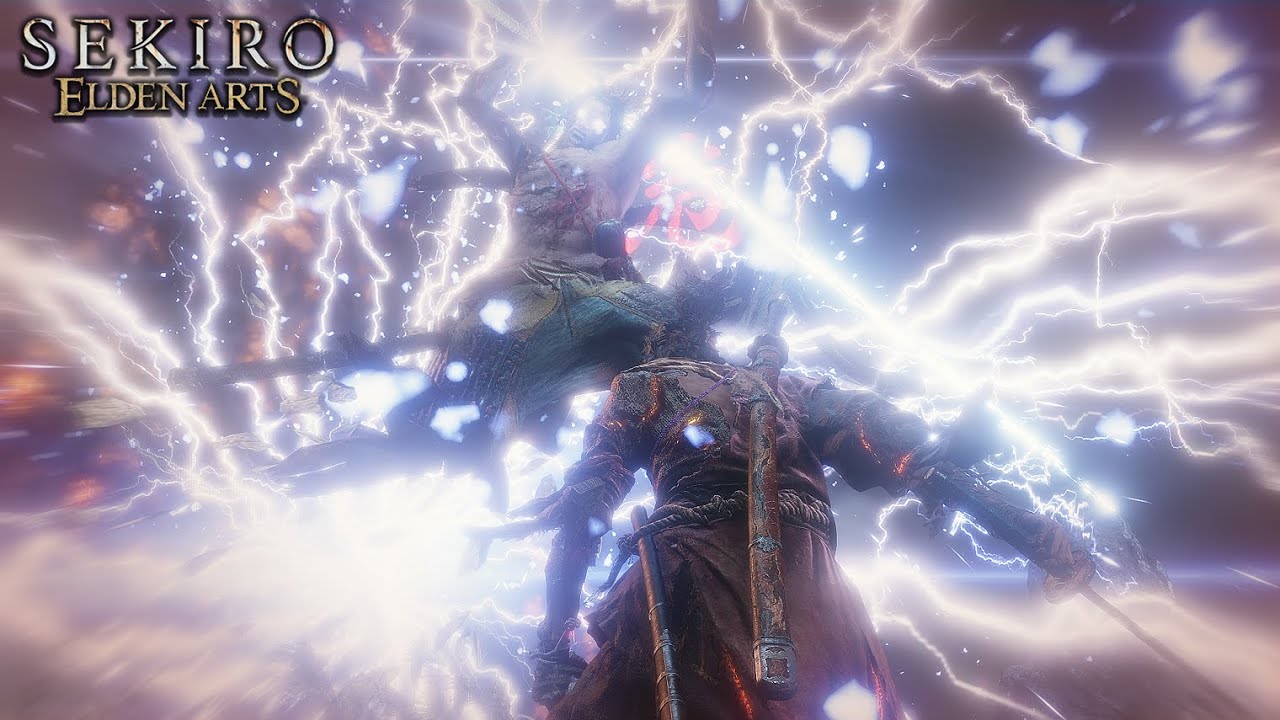 Sekiro Elden Arts - Elden Genichiro, Blade of Tomoe (ft. Weapon Wheel ...