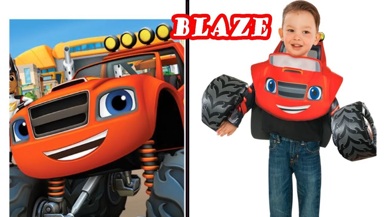 Blaze And The Monster Machines Characters In Real Life 2018 - YouTube