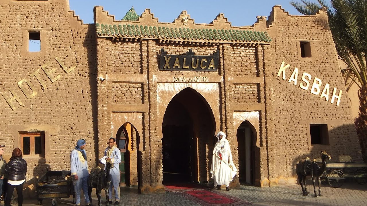 3D ERFOUD, MOROCCO Kasbah Hotel Xaluca - Side by Side 3D - YouTube