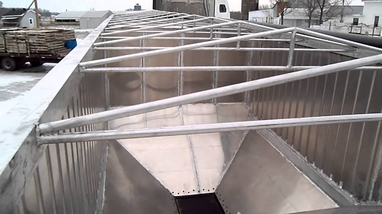 New Aluminum Hopper Bottom Grain Trailer 260-238-5000 OR www.99trucks ...