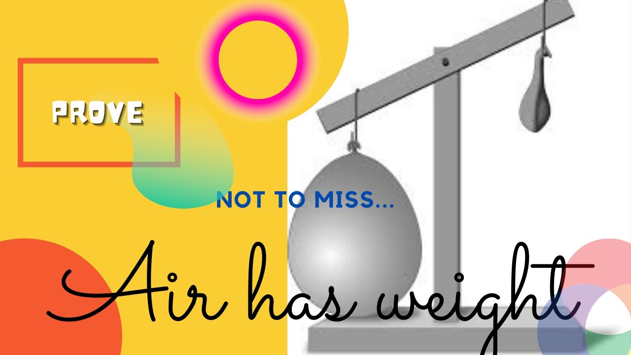 Air has weight/School project/scholl science working model/School ...