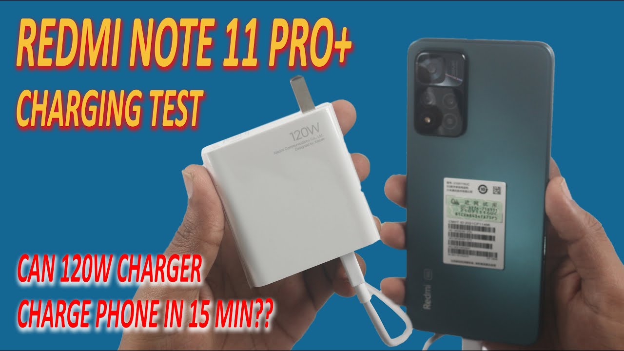 Can Redmi NOTE 11 Pro+ Charge in 15 Mins | 120W Charger | Charging Test ...