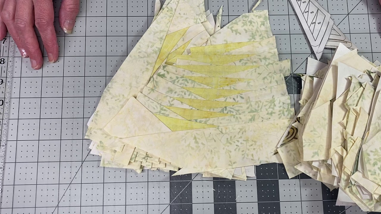 Part 2 paper piecing tutorial - YouTube