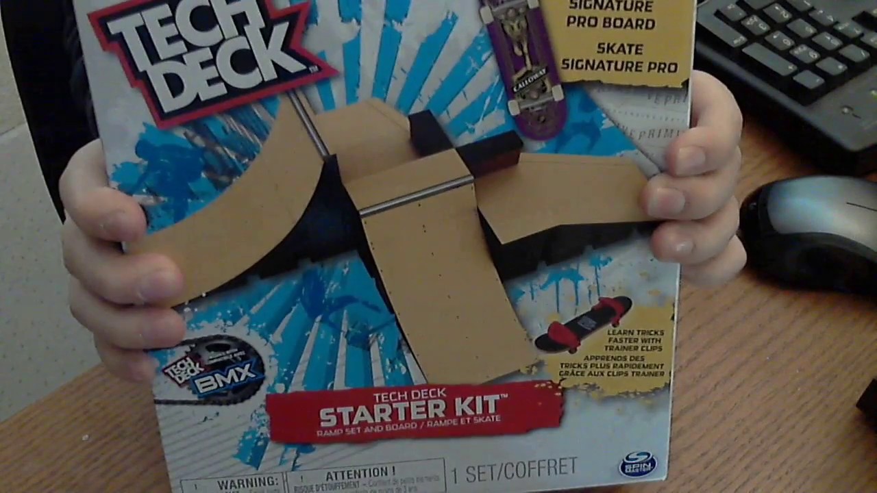 Tech Deck Starter Kit Unboxing and Review! - YouTube