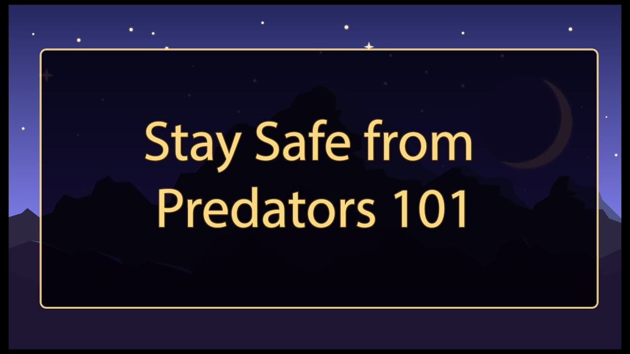 Stay Safe from Predators 101 - YouTube