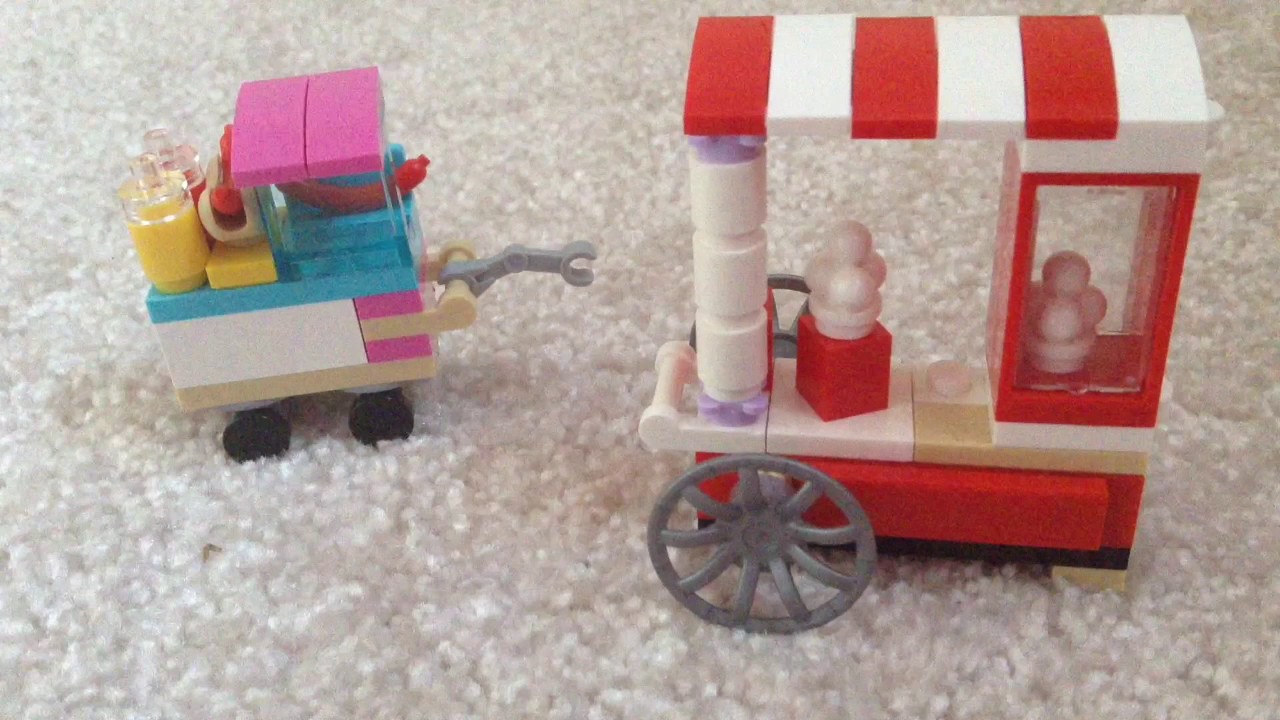 Lego hot dog stand tutorial - YouTube