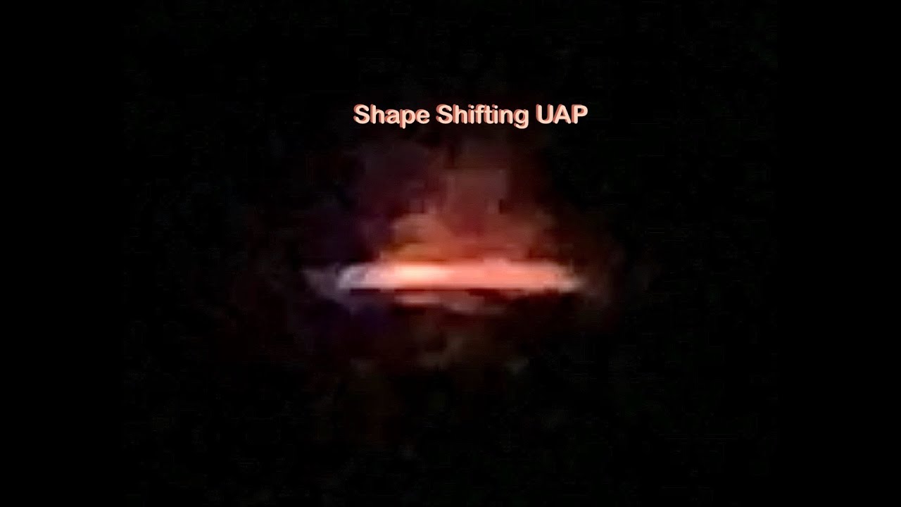 Shape Shifting UAP! clip 1 - YouTube