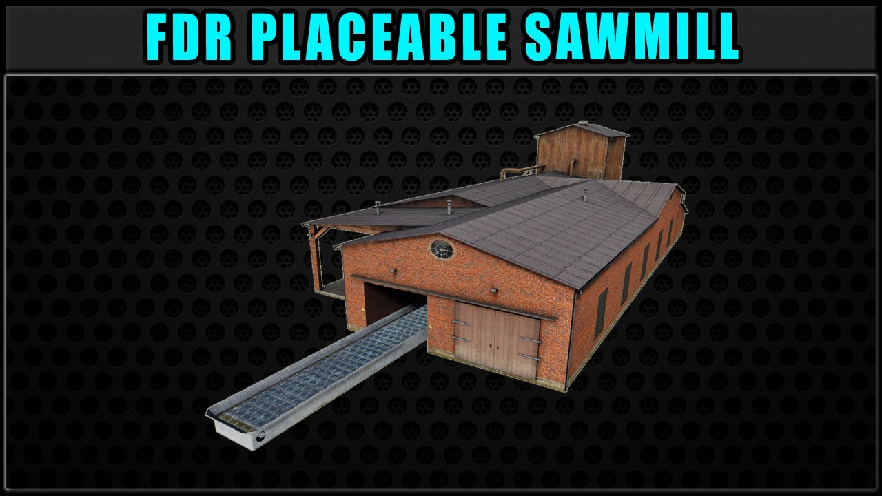FDR Placeable Sawmill 🧰 Logging Mods 2019 🧰 Farming Simulator FDR ...