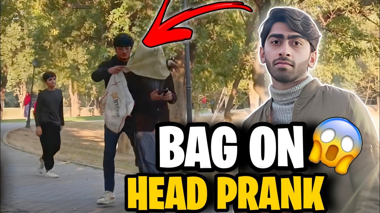 Bag On Head Prank 🤣🤯🫨 | #bagonheadprank #prank #funny #competition # ...