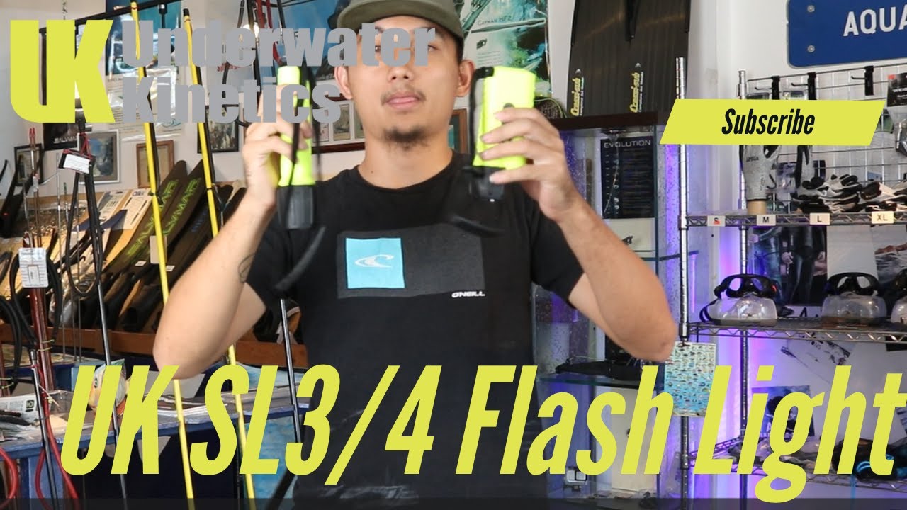 UnderWater Kinetics SL3/SL4 Flashlight review - YouTube