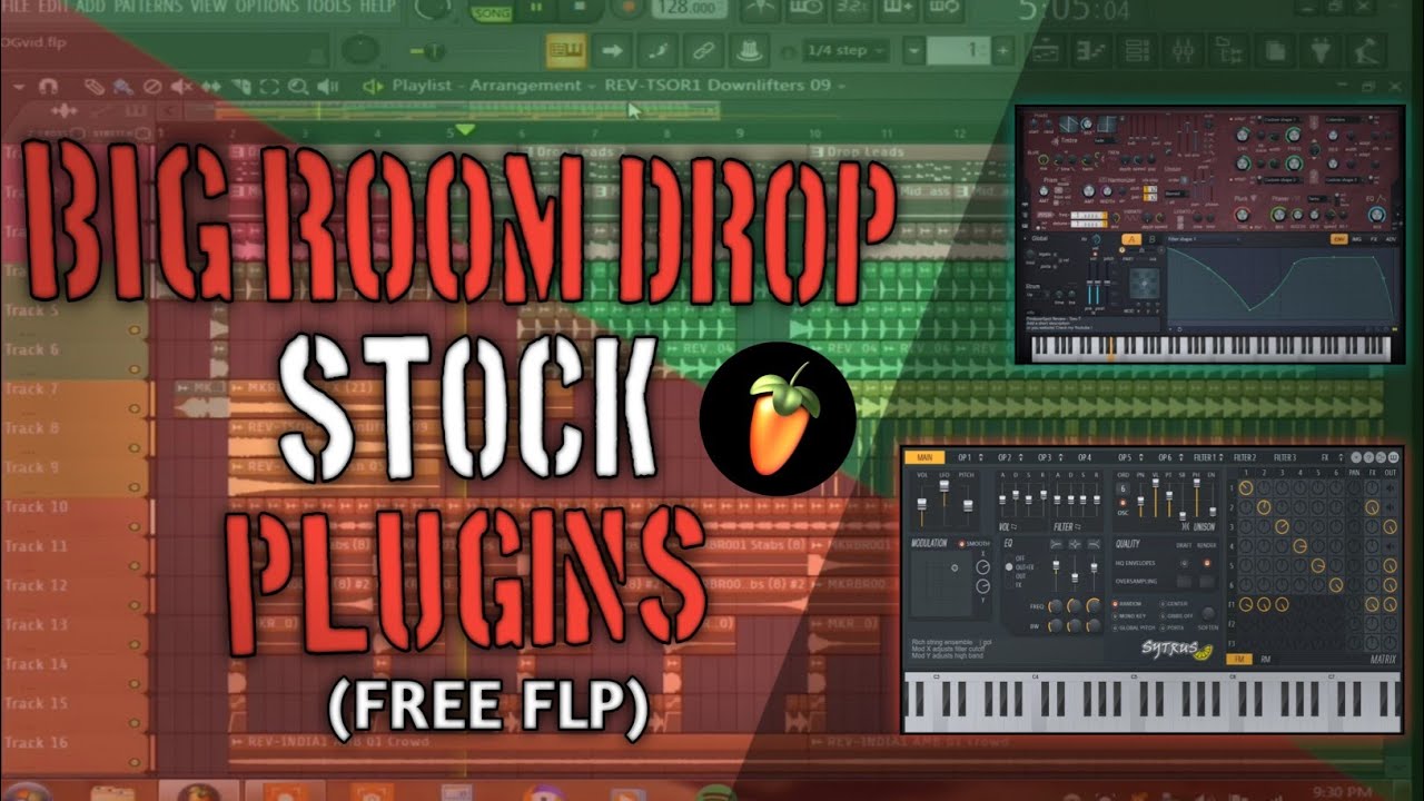 How To Make Big Room Drop By Using Stock Plugins (FL Studio) - YouTube