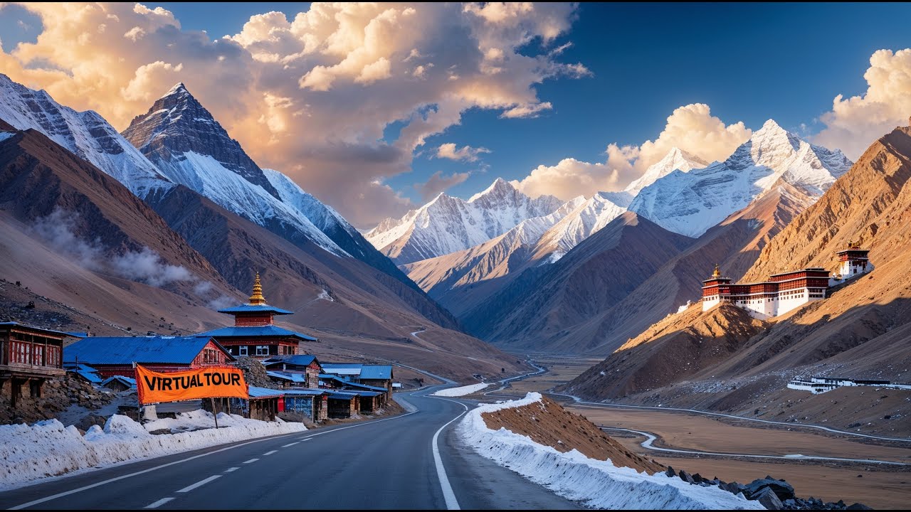 🚗 Scenic Road Journey Through Spiti Valley: Kaza to Pin Valley | 4K ...