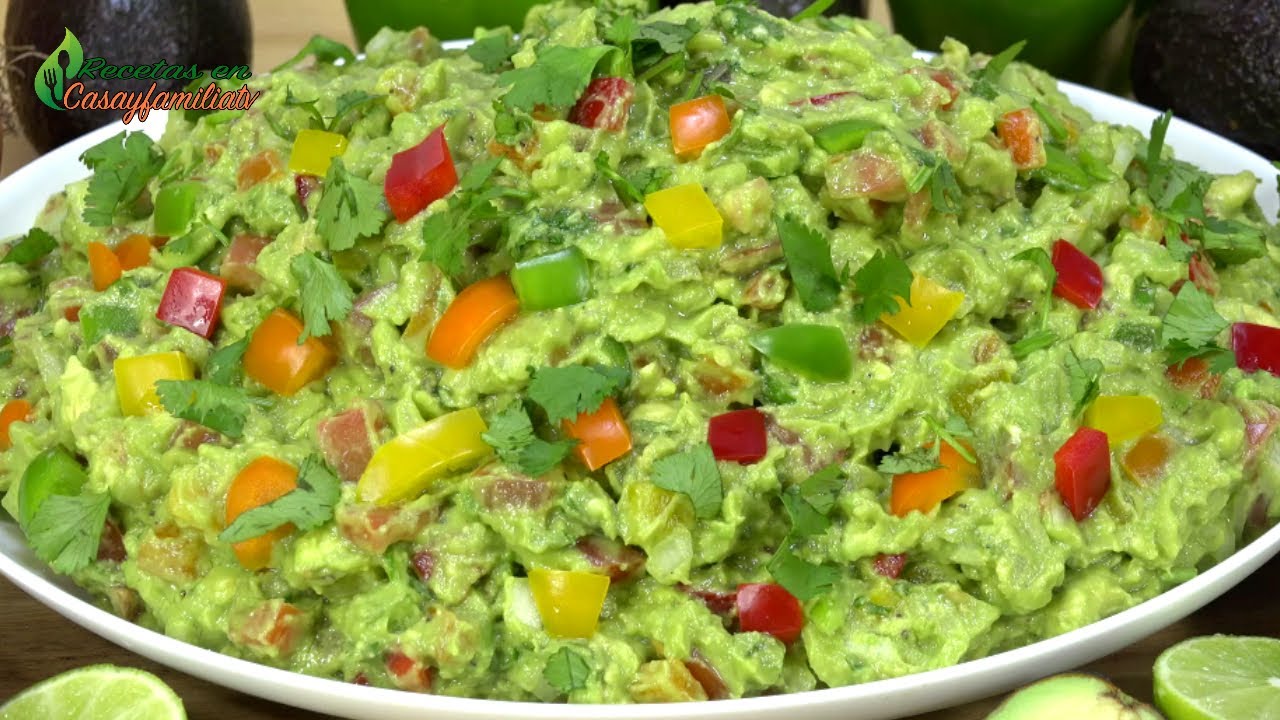 RECETA DE GUACAMOLE FACIL y RAPIDO para LA FAMILIA en CASA y VENTA DE ...