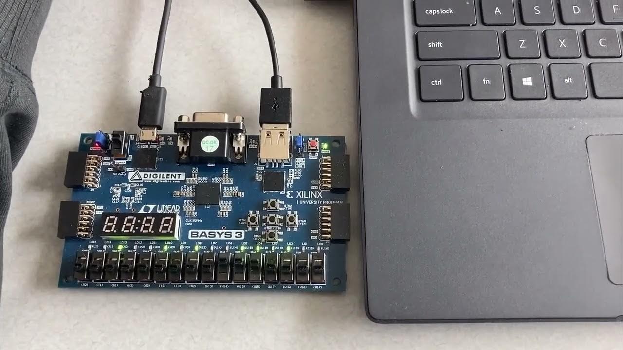 USB Communication using BASYS 3 FPGA - YouTube