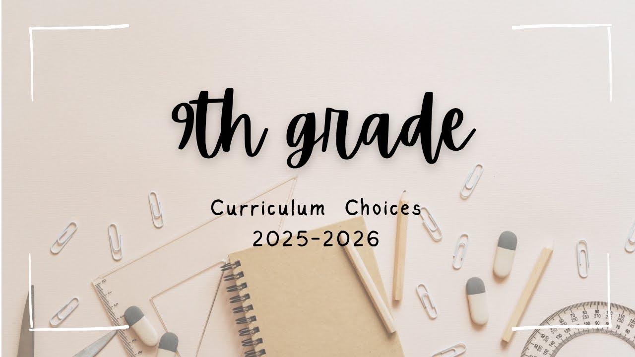 First Year Teaching High School! 9th grade Curriculum - YouTube