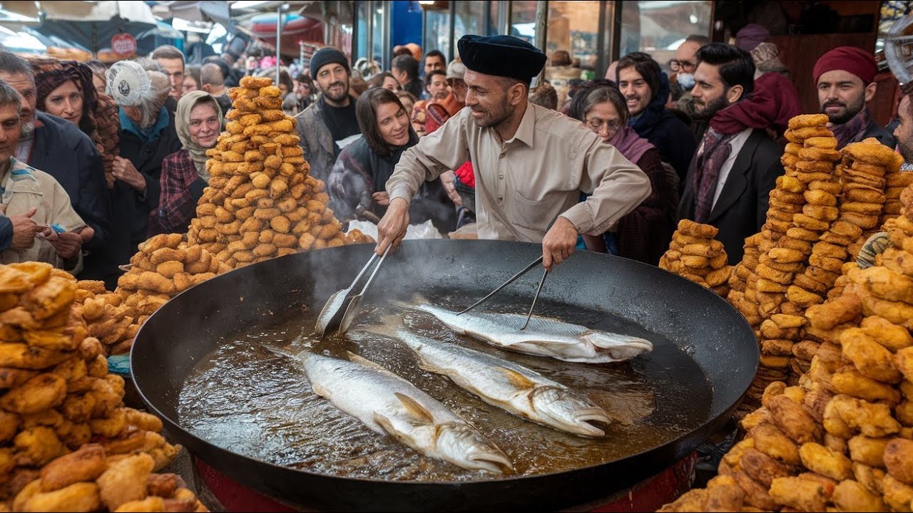 100KG FISH FRY SOLD DAILY - CRISPY FISH FRY RECIPE - Afghani Street ...
