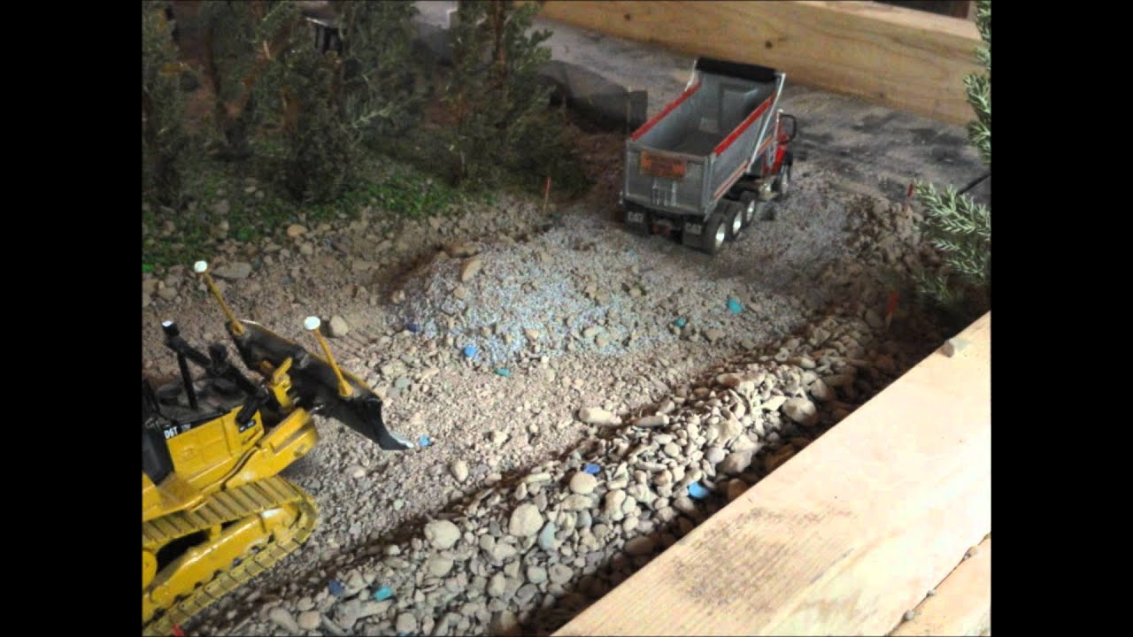 HIGHWAY EXIT RAMP DIORAMA PART 1 - YouTube