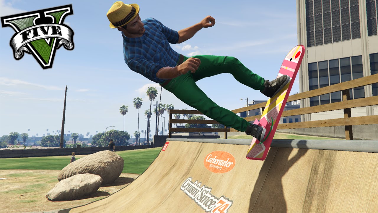 GTA V PC MODS - El Skate Del Futuro !! WTF - ElChurches - YouTube