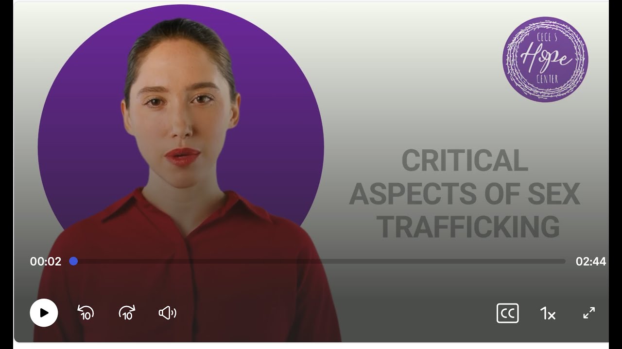 Cece's Hope Center Sex Trafficking Education - YouTube