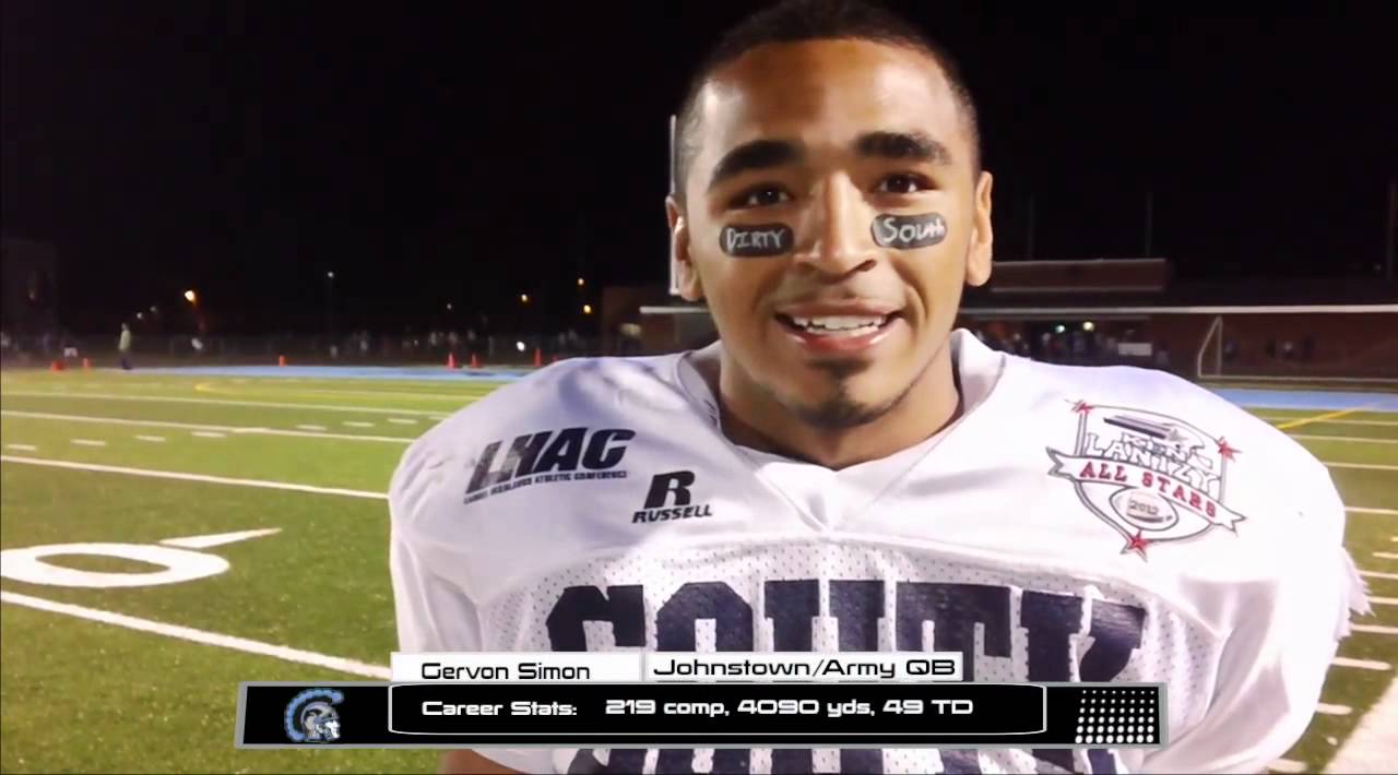 Army Quarterback Gervon Simon Interview after Ken Lantzy All-Star Game ...