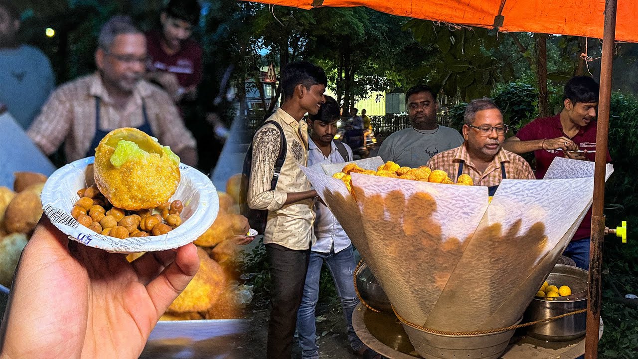 Surat's BEST Kaka Ni Pani Puri Spot EXPOSED! | Biggest Pani Puri Of ...