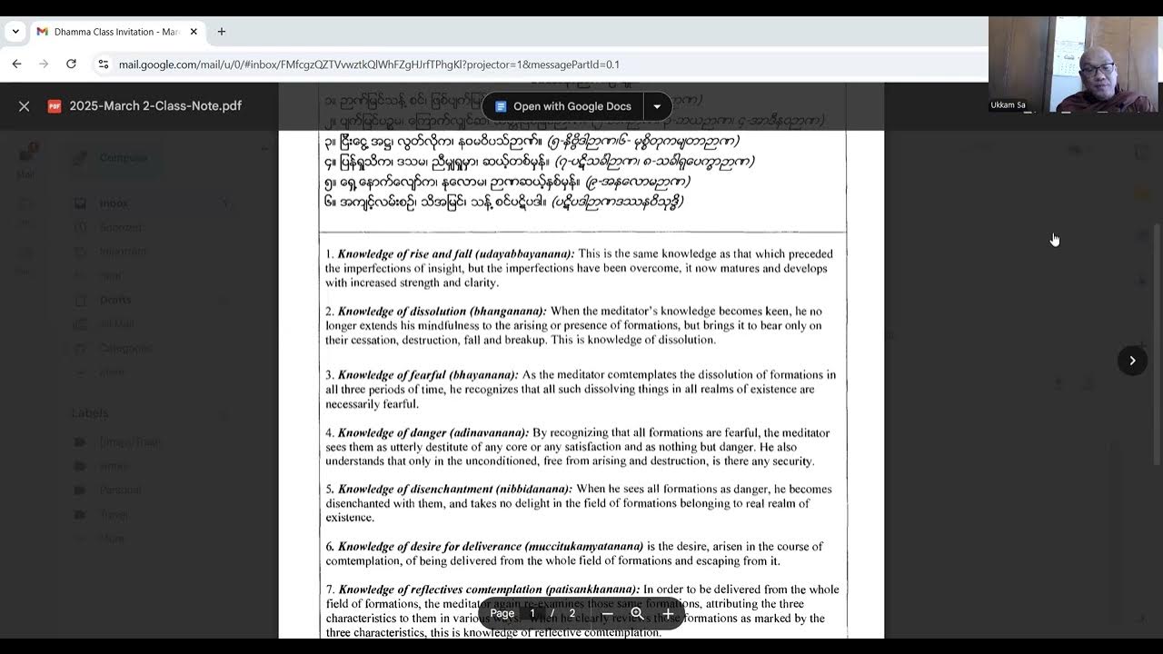 03-09-2025, Real Threefold Refuge Lecture # 27, Part 2 By Bhante Ukkamsa - YouTube