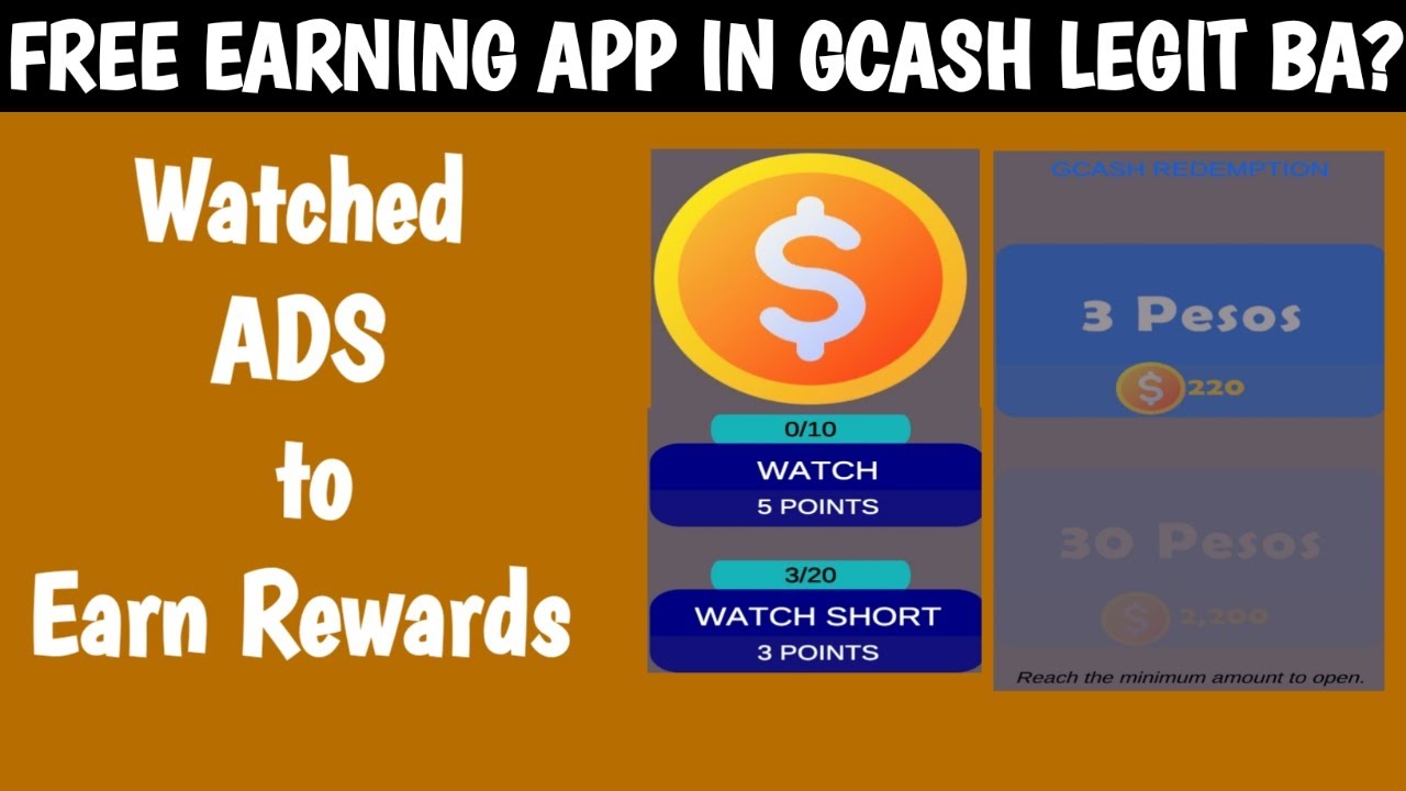 Easy Tap Earning App Gcash | Watched short Ads to Earn Coins | 3 Pesos Minimum Redemption/ Legit ...