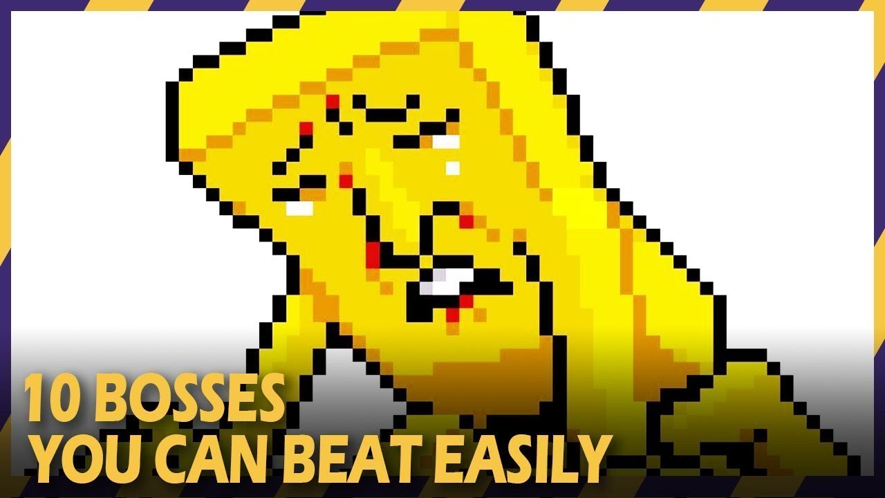 10 EASIEST GAME BOSSES TO DEFEAT (IF YOU KNOW HOW) #ZOOMINGAMES - YouTube