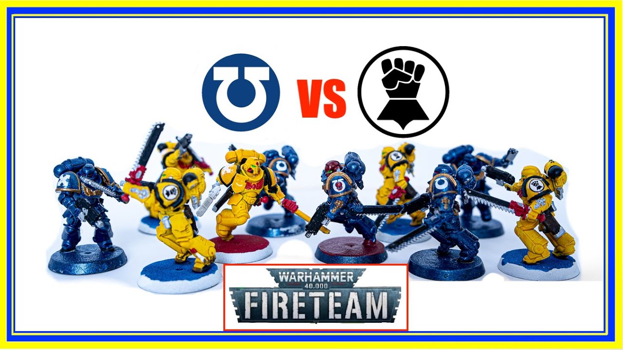 Warhammer 40K Fireteam Ultramarines vs Imperial Fists in Critical ...