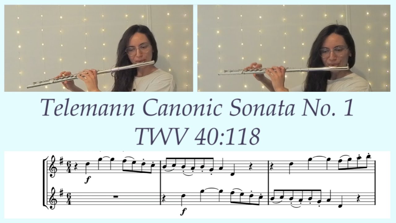 Telemann: Canonic Sonata No. 1, TWV 40:118 - YouTube