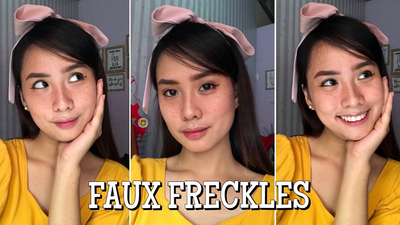 INSTAGRAM FRECKLES FILTER - FAUX FRECKLES MAKE UP - VLOG 30 - YouTube