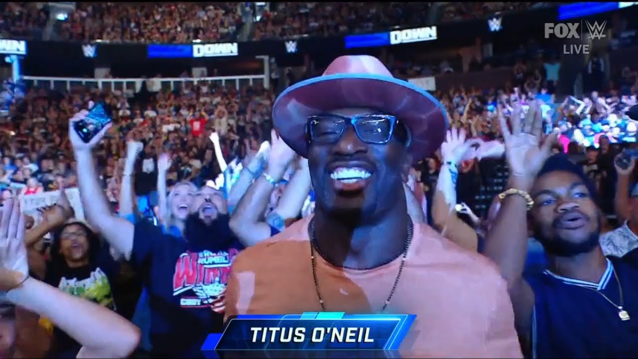 Titus O'Neil Returns to WWE - WWE SmackDown 8/16/2024 - YouTube