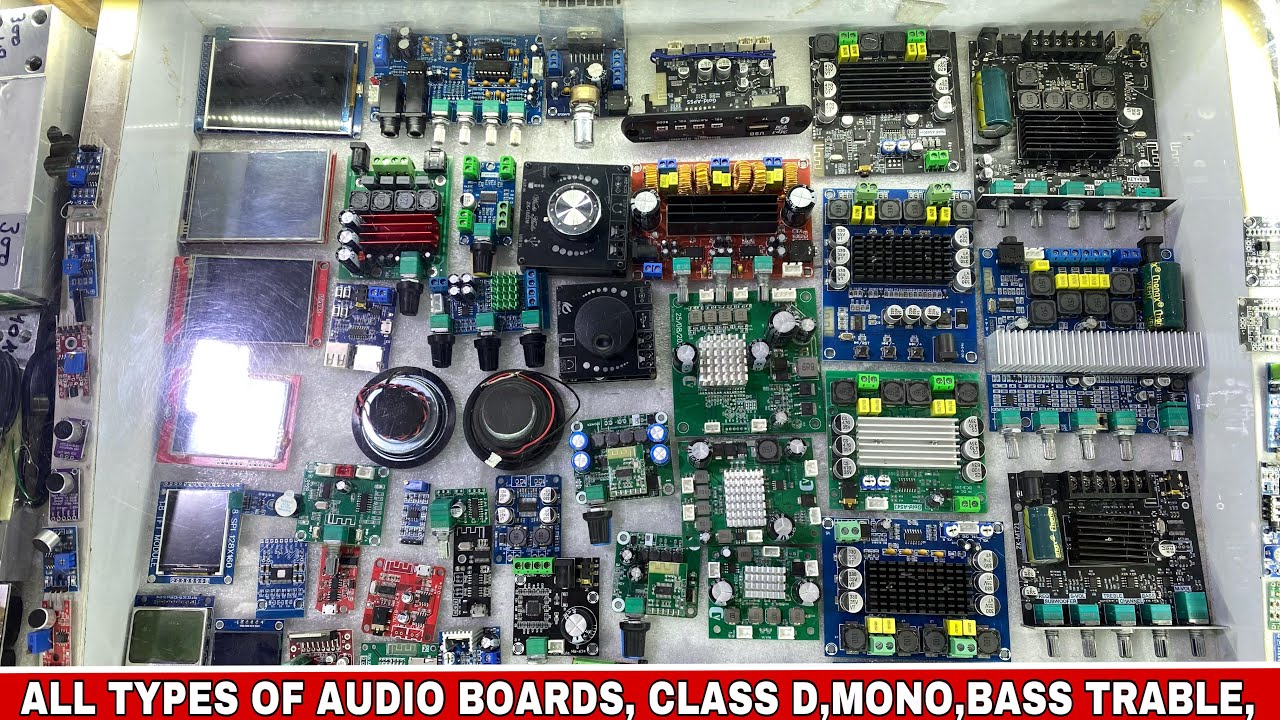 All Types Of audio boards | class d boards | bass trable | mono ...