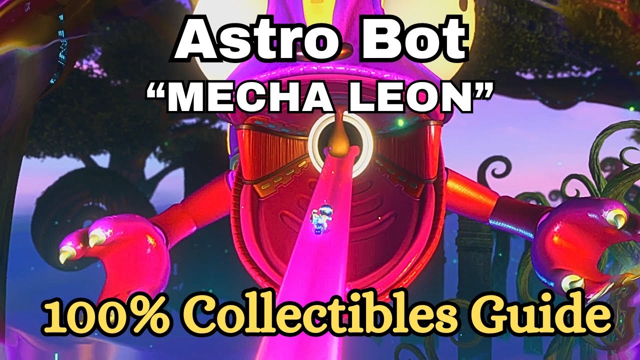 Astro Bot - Mecha Leon Collectibles Guide (All Bots) - YouTube