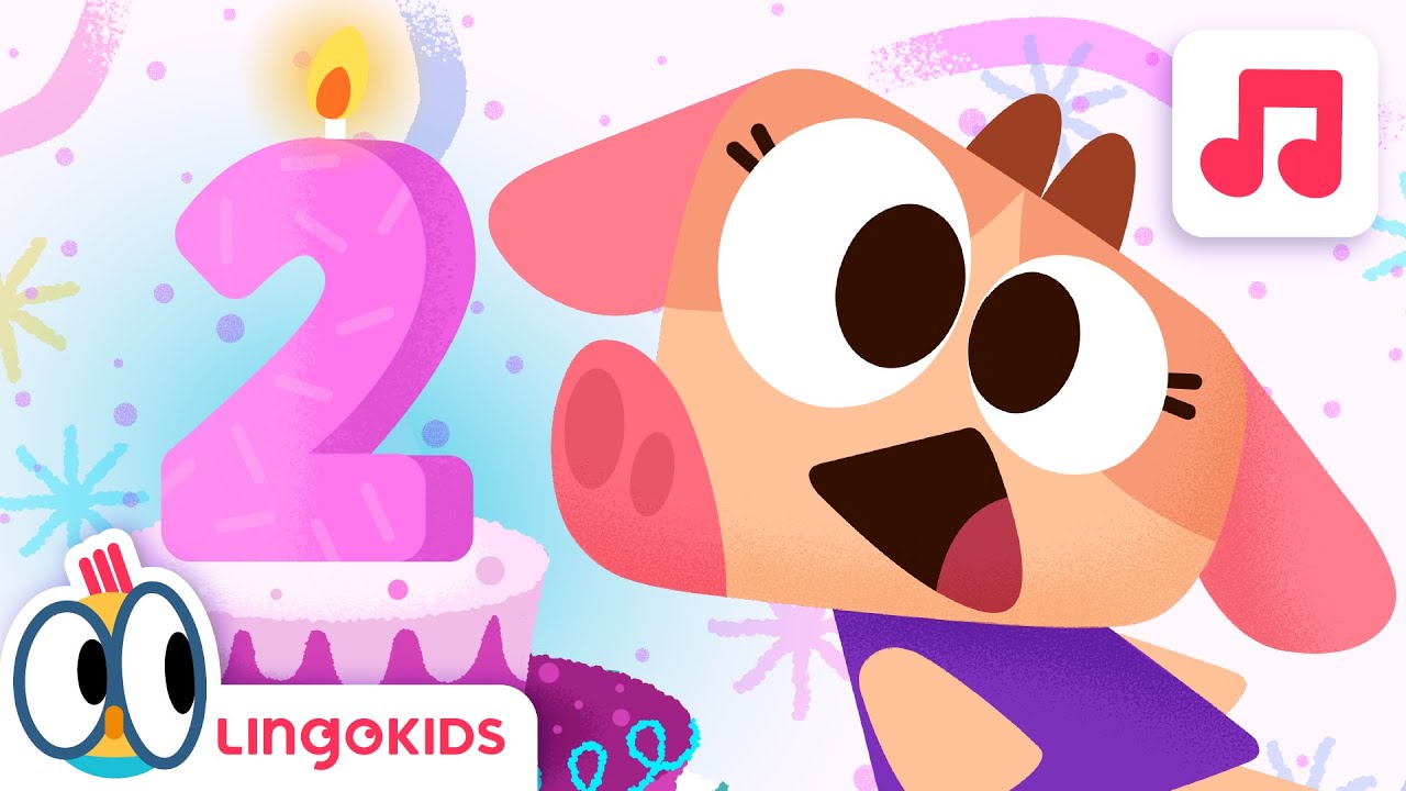 Happy Birthday Song for 2-Year-Olds 🎂2️⃣🎈 Songs for kids | Lingokids ...