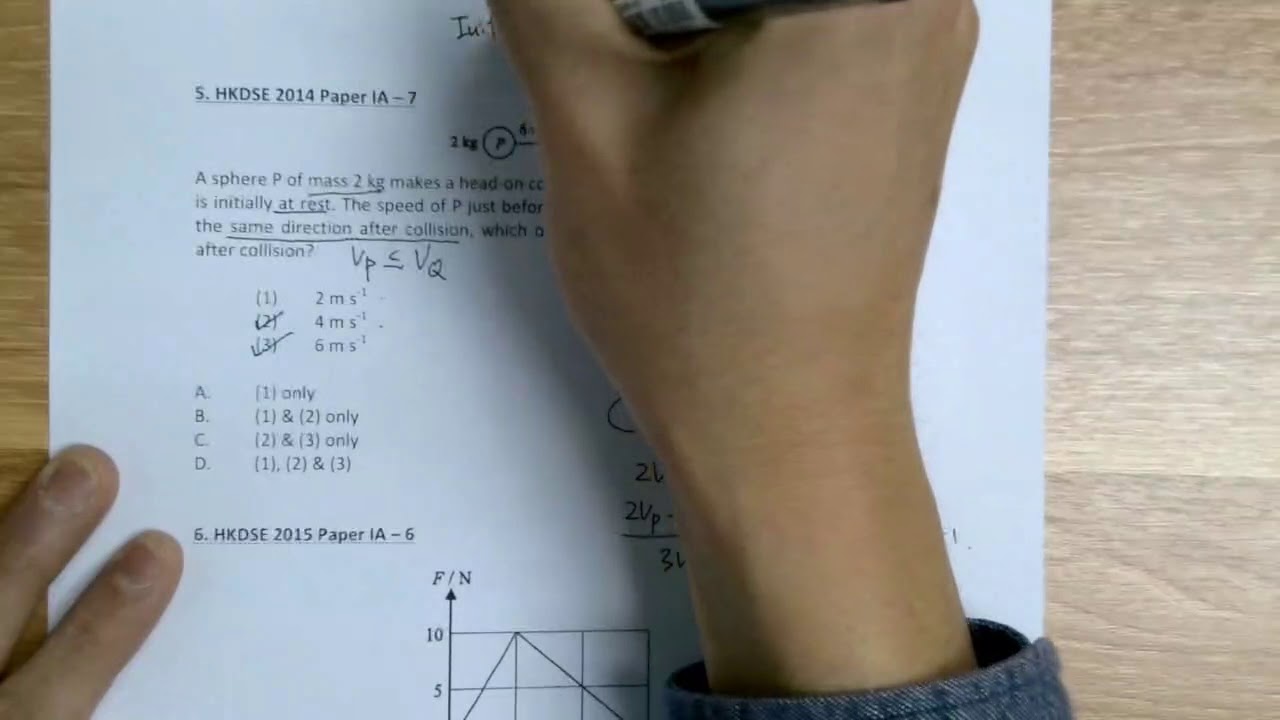 [秒殺 DSE Physics]Past Paper: HKDSE 2014 1A Q6 - YouTube