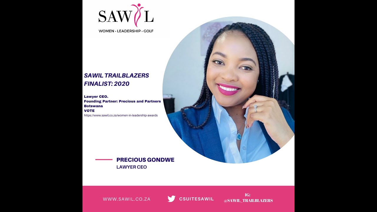SAWIL Trailblazers Awards Finalist Interview: Precious Gondwe. - YouTube