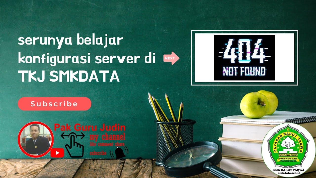 serunya belajar konfigurasi server di TKJ SMKDATA - YouTube