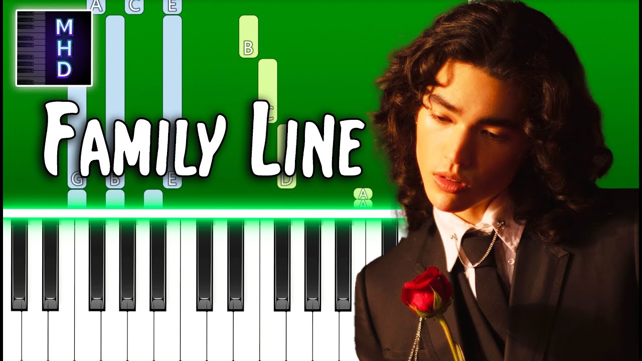 Conan Gray - Family Line - Piano Tutorial - YouTube