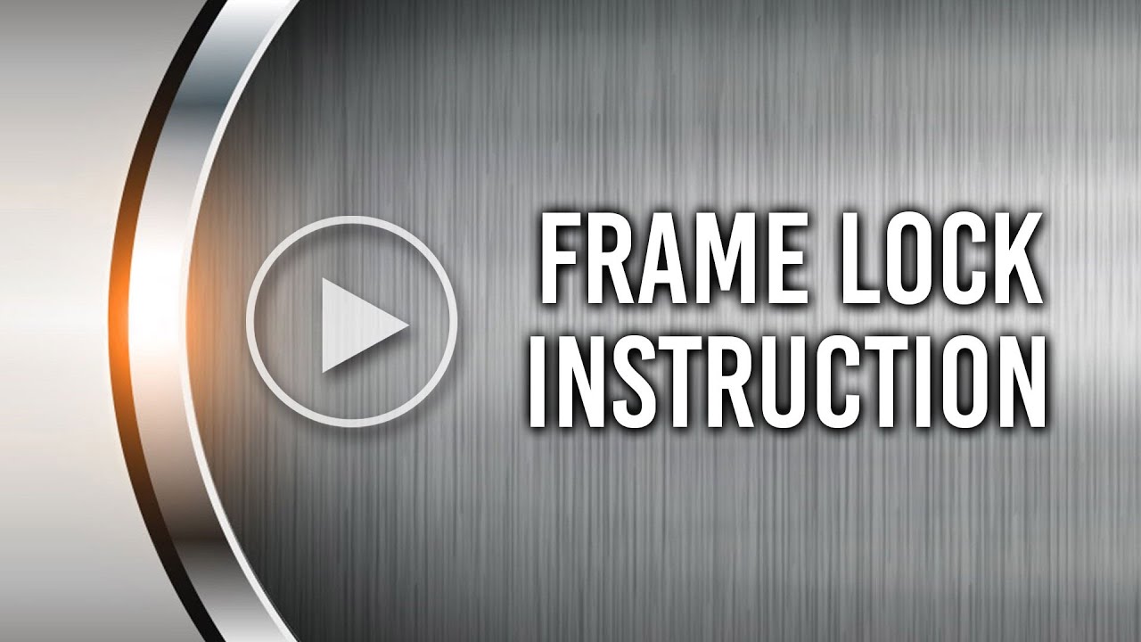 Frame Lock Instruction - YouTube