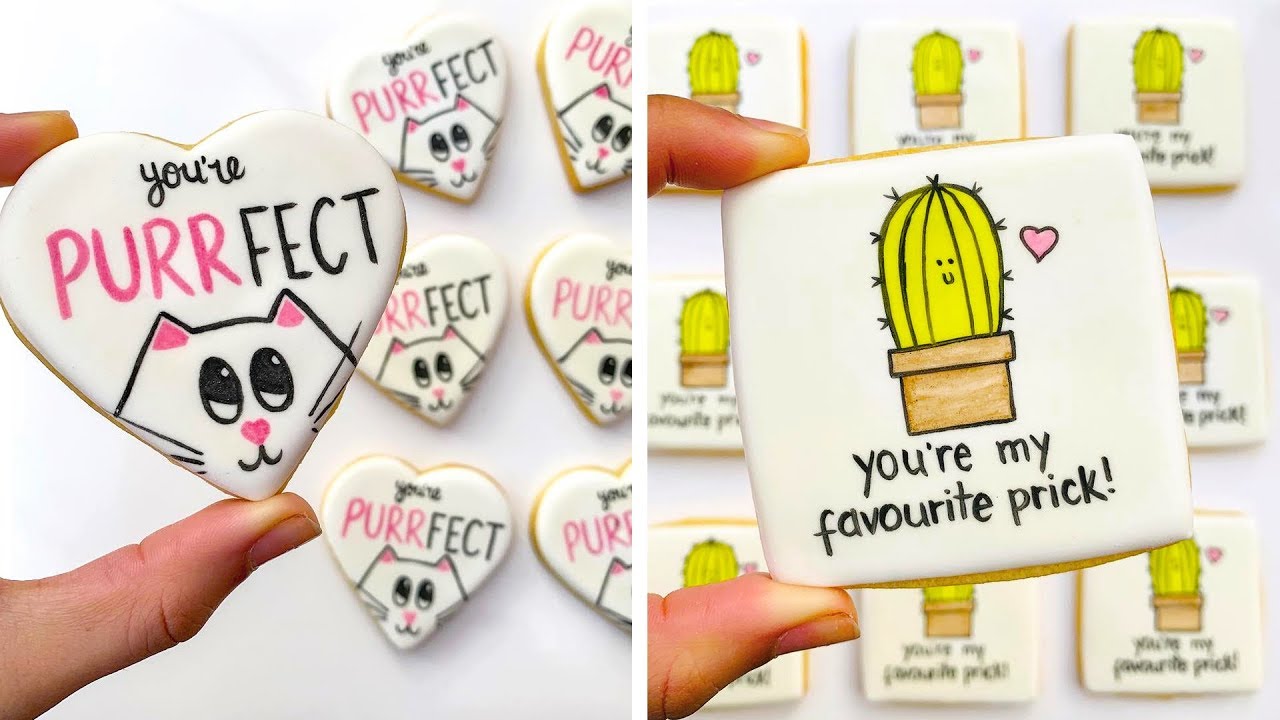 HOW TO MAKE CUTE COOKIES ️ - YouTube