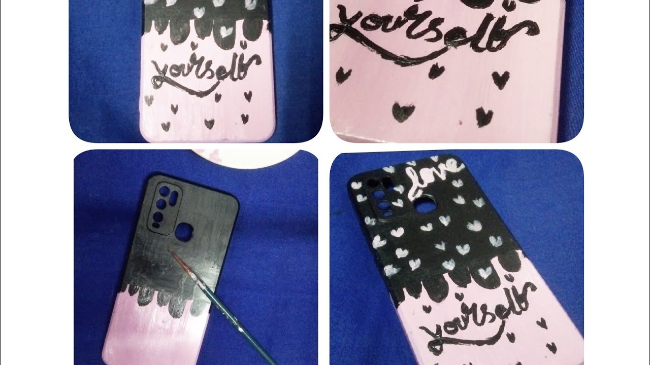 Phone case painting ideas | Old phone cover convert into new beautiful ...