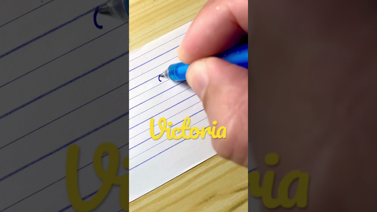 “Victoria” Beautiful name in Cursive writing | Handwriting ...