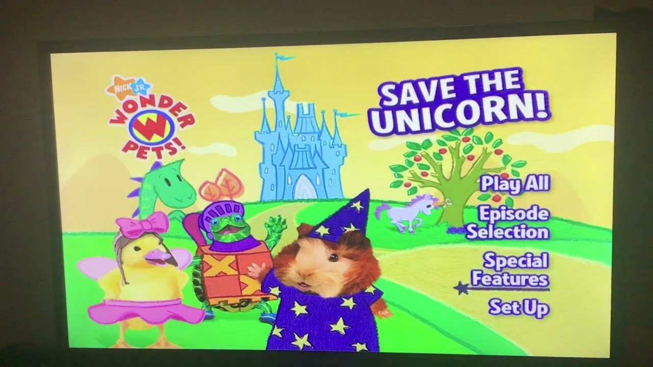Wonder pet save the unicorn dvd menu - YouTube
